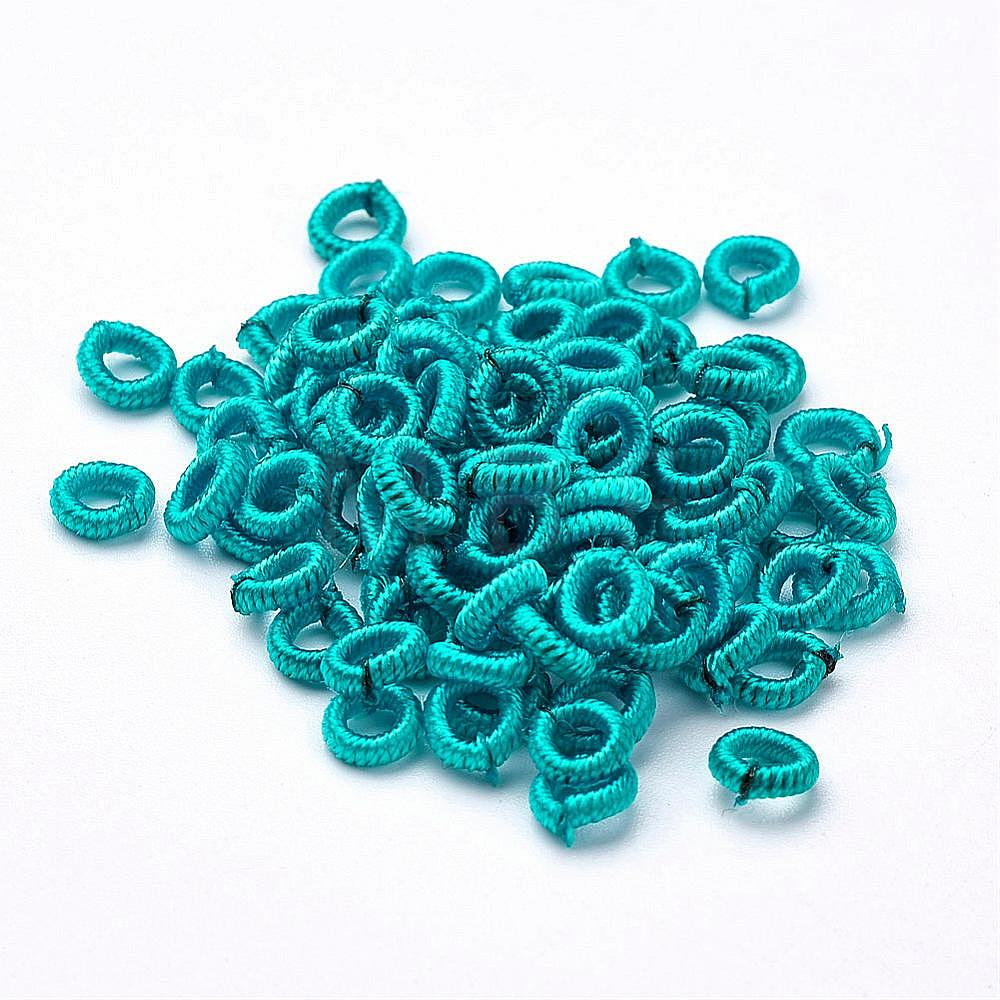 Polyester Weave Beads - mybeadsfindings.com